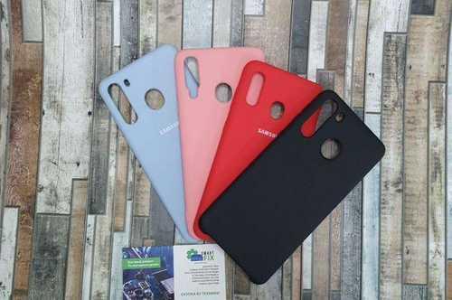 Чехлы Silicon cover на samsung a21/a20