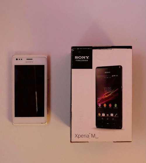 Телефон Sony xperia M (dual)