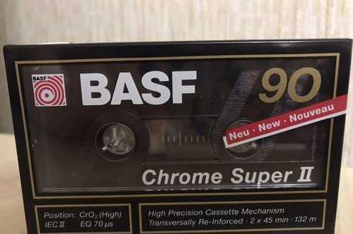 Аудиокассета basf chrome super 90