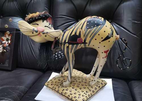 Арт статуэтка "Гламурная кошка"