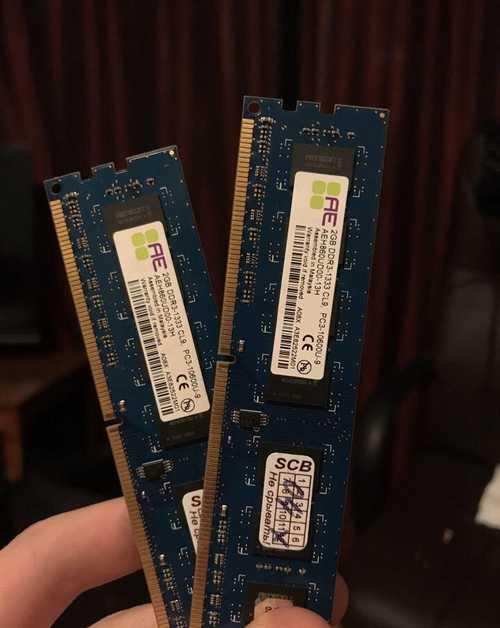 Оперативная память aeneon 2GB DDR3-1333 CL9, PC3-1