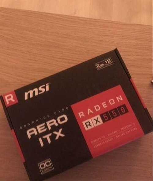 Видеокарта MSI Aero itx Radeon RX550