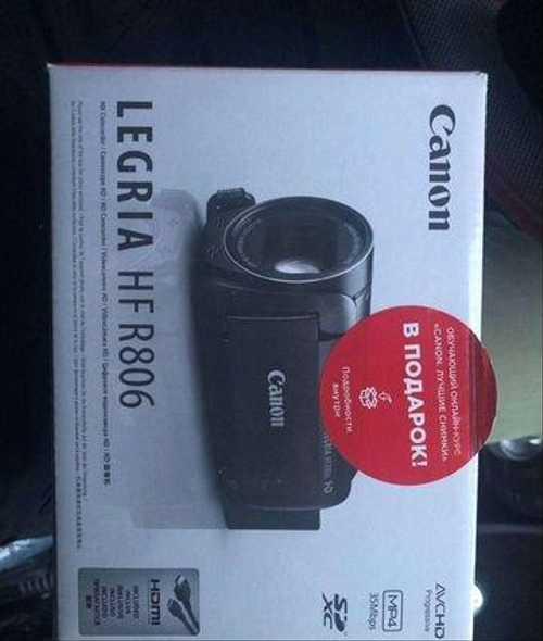 Видеокамера Canon HF R806. Новая