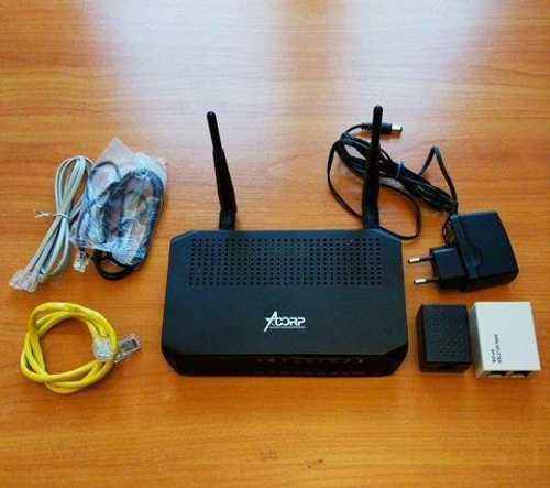 Adsl модем/роутер Acorp W520N