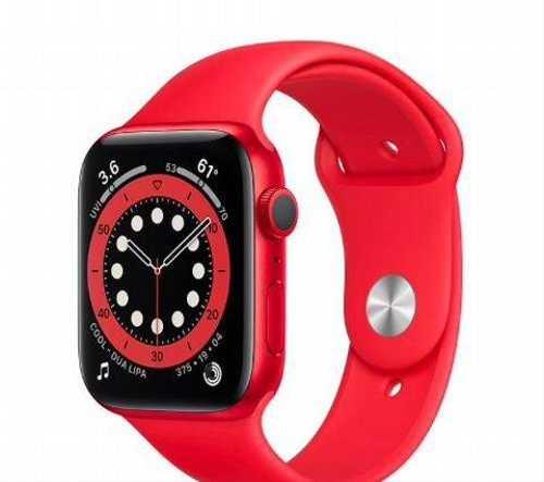 Apple Watch series 6 40 mm red красный