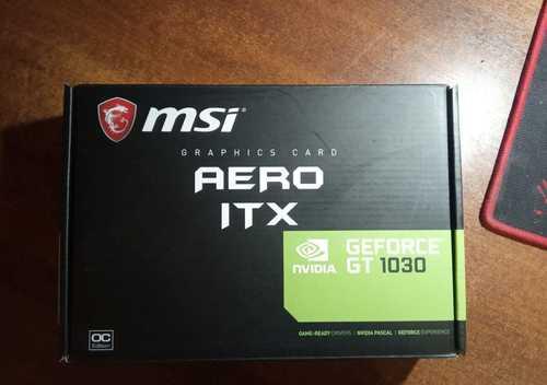 Видеокарта MSI geforce GT 1030 aero ITX 2GD4 OC 2G