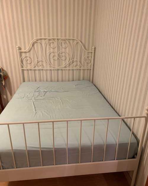 Кровать + матрас IKEA 140