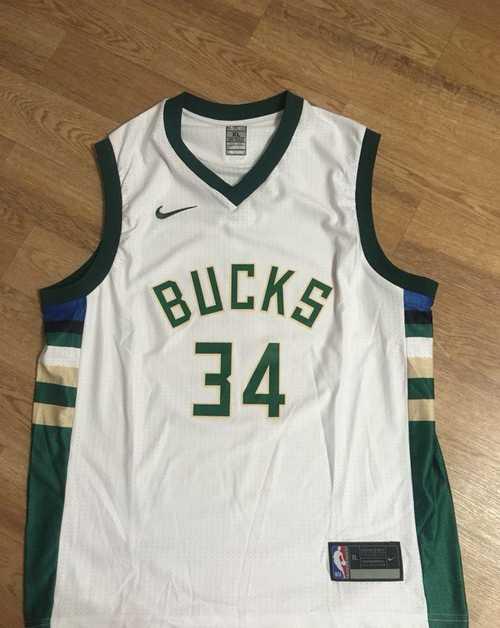 Баскетбольная майка Jersey Nike nba bucks