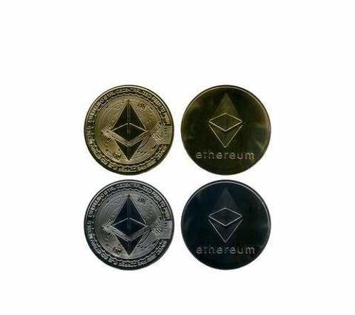 Набор из двух коллекционных монет «Ethereum» UNC