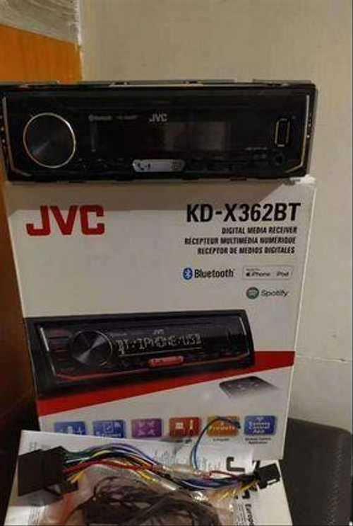 Продам магнитолу JVC KD-X362BT. Полный комплект. В