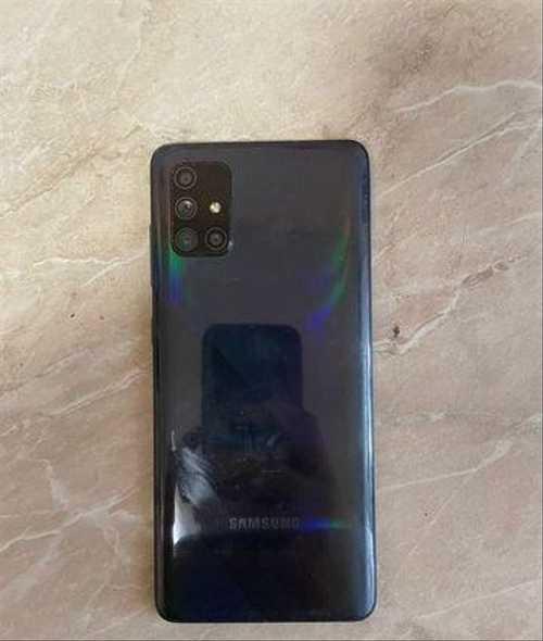 Телефон Samsung A71 Чёрный 128 гб
