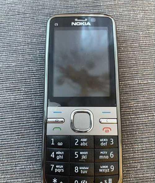 Телефон Nokia c5 silver