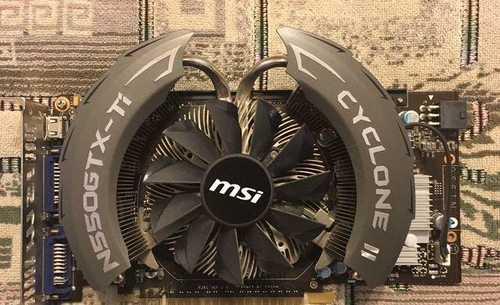 Видеокарта MSI N550GTX-Ti Cyclone II