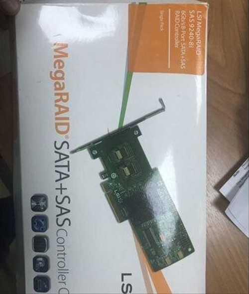 Контроллер SAS/SATA raid LSI Logic SAS 9260-8i