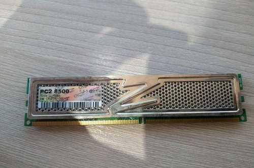 Оперативная память OCZ DDR2 PC2-8500 1 Gb
