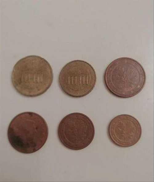 Монеты евроценты (Германия, Люксембург)