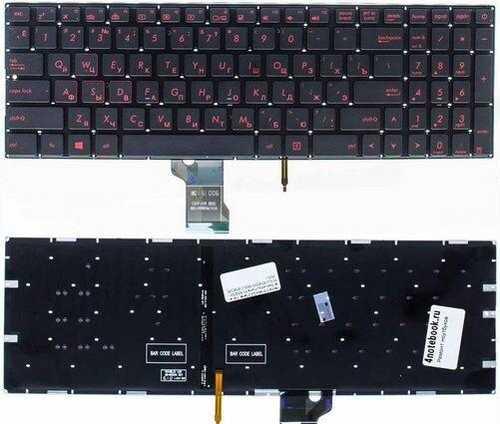 Клавиатура Asus GL502, GL502V с подсветкой KAS152
