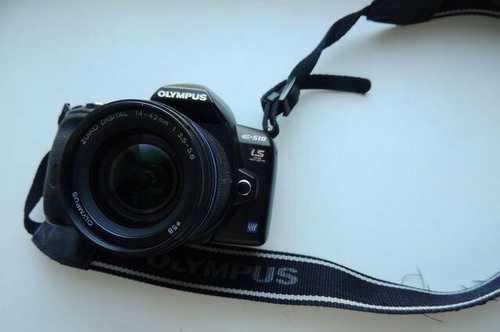 Зеркальный фотоаппарат Olympus E-510 с объективом