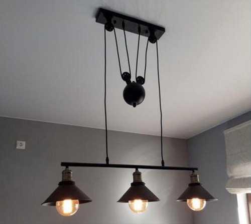 Светильник подвесной (люстра лофт)