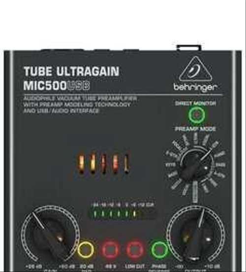 Ламповый предусилитель Behringer Tube Ultragain MI