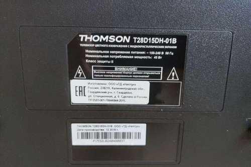 Телевизор Thomson T28D15DH