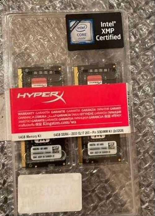 Оперативная память DDR4 HyperX HX429S17IB2K2/32