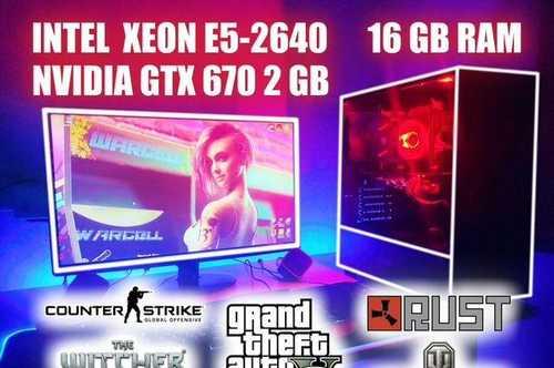 Игровой компьютер Intel/GTX 670/16Gb/SSD