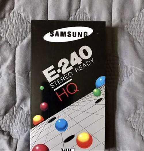 Кассетаы vhs Samsung e-240 2 шт новые