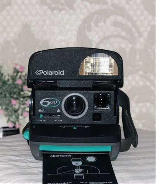 Редкий фотоаппарат Polaroid Round 600 Turquoise