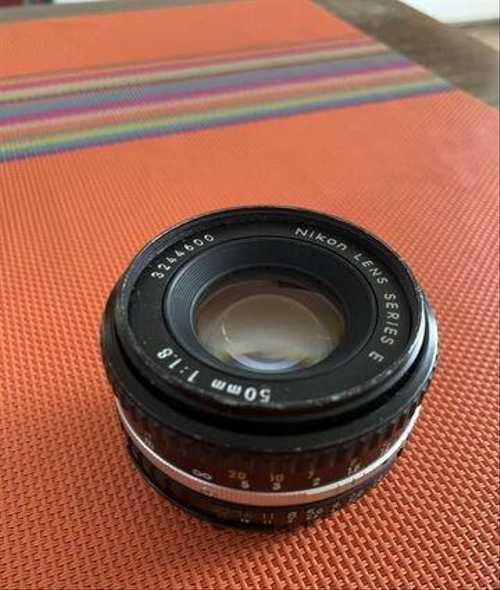 Nikon lens series E 50 mm 1.8