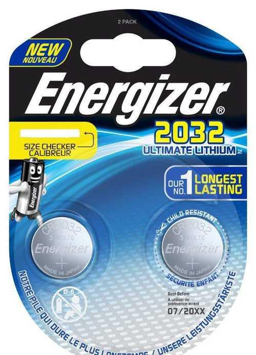 Батарейки Energizer CR2032 3V Ultimate Lithium 2шт