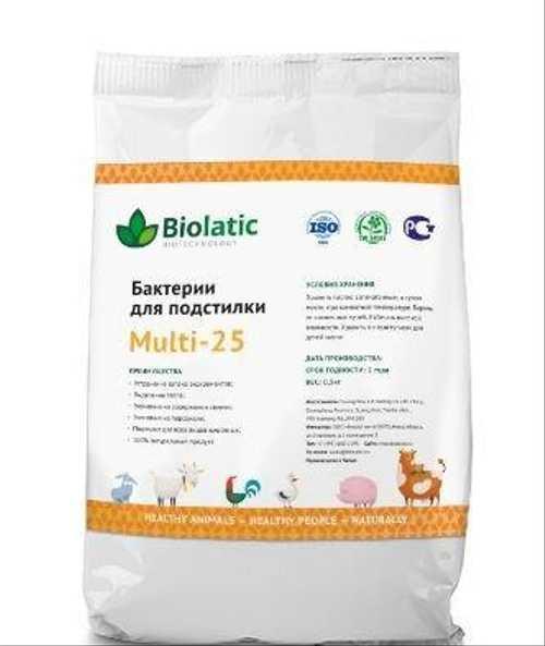Бактерии для подстилки Biolatic Multi-25 1 кг
