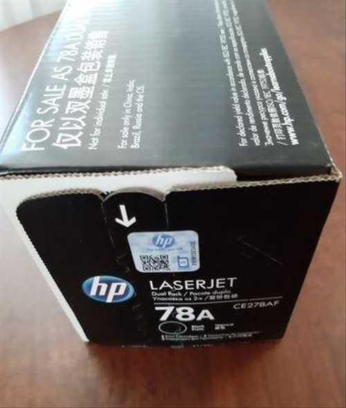 Картридж HP CE278AF (78A) Черный для LaserJet Pro