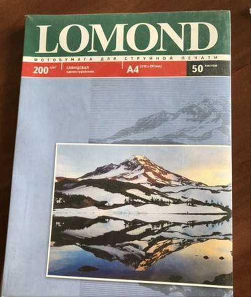 Фотобумага Lomond