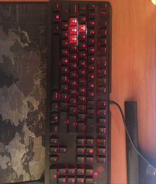 Клавиатура проводная HP omen Encoder Gaming 6YW75