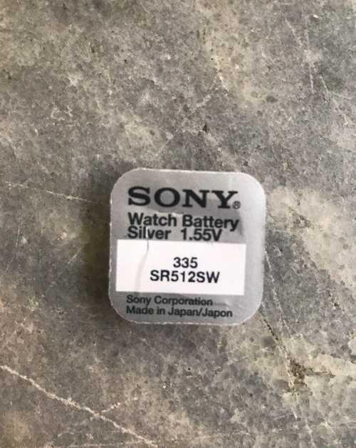 Батарейка Sony SR512SW 335