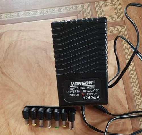 Универсальный бп Vanson SMP-125A 1250mA