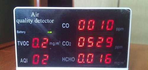 Бытовой детектор качества воздуха