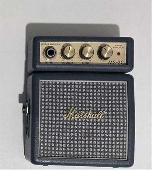 Портативный усилитель Marshall MS-2C