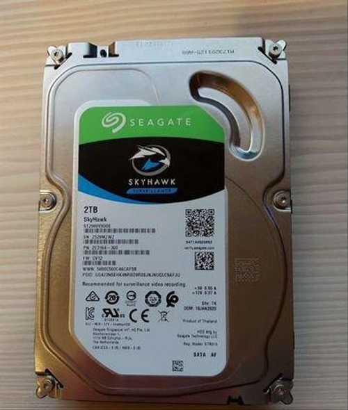 Жесткий диск 2тб skyhawk. Seagate Skyhawk 2 ТБ st2000vx008. Seagate Skyhawk 6tb. Жёсткий диск 6тб Seagate Skyhawk SATA. HDD 6 ТБ.