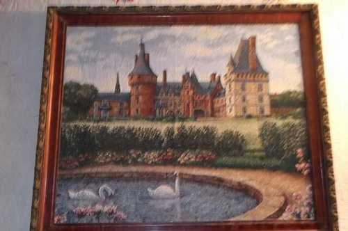 Картина гобелен Старинный замок 80х66