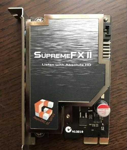 Звуковая карта SupremeFX ll