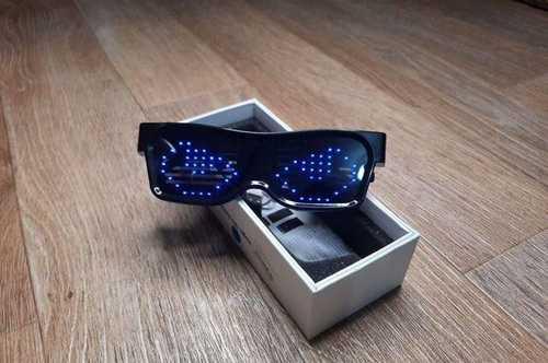 Светодиодные очки Magic LED Eyeglasses с синей ани