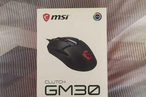 Игровая мышь msi clutch gm30