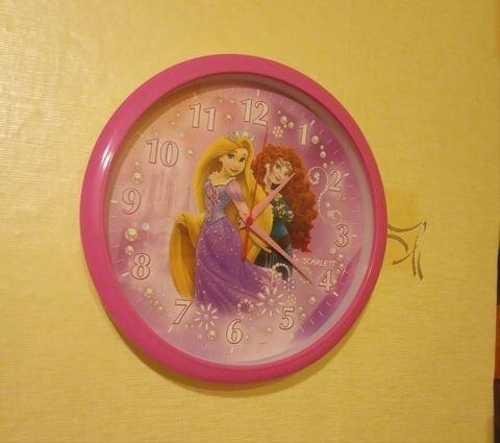 Часы Disney принцессы + светильник