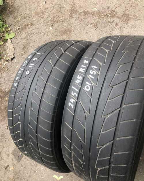 Пара шин 245 45 R18 Nitto NT 555 Extrеme ZR