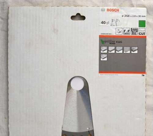 Пильный диск на торцовку Bosch 254 мм | Festima.Ru - Мониторинг объявлений