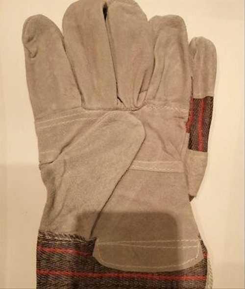 Перчатки спилковые комбинированные "Ангара"