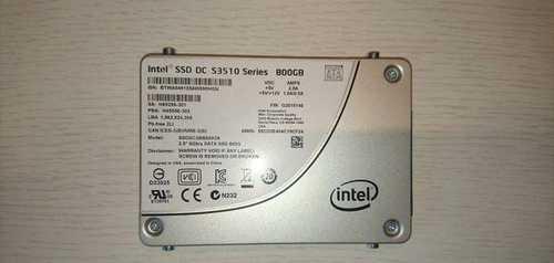 Ssd 800gb intel s3510