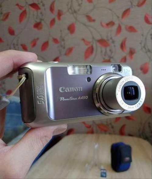 Компактный фотоаппарат canon a450